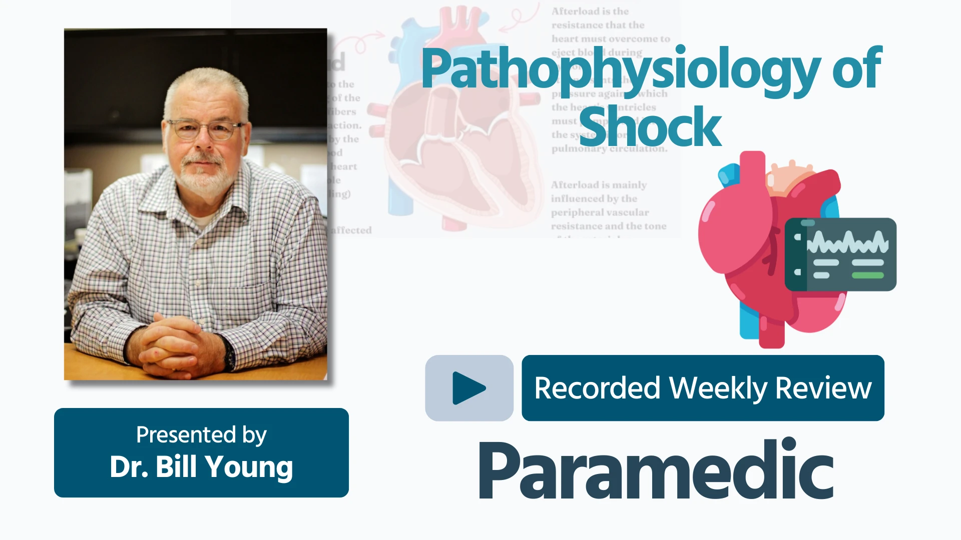 Paramedic Review: Pathophysiology of Shock - EMT Review